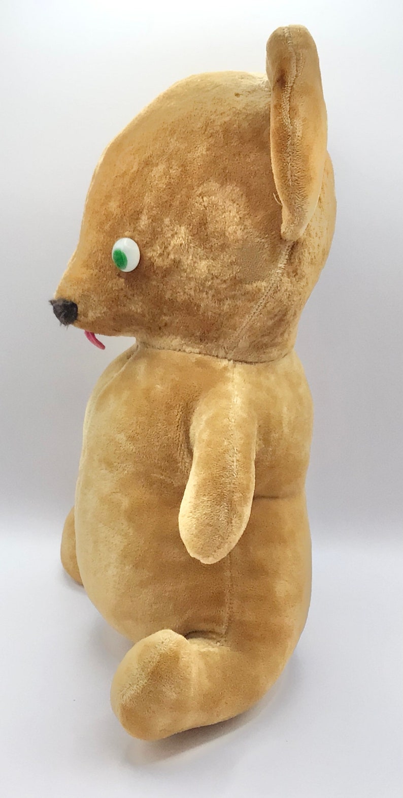 Kooky Vintage 1960s Teddy Bear Plush Stuffed Animal Googly - Etsy