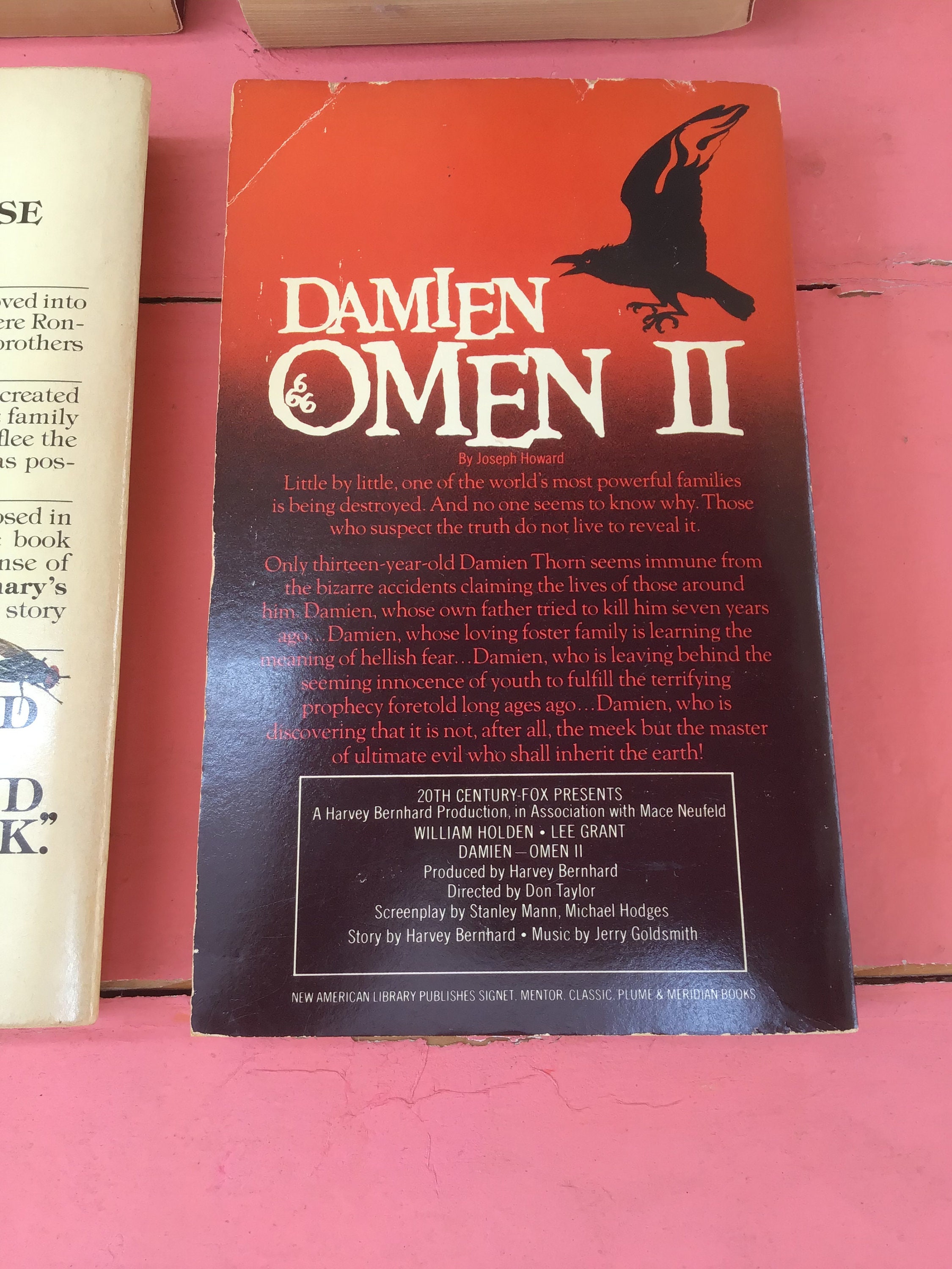 LOT of 4 70s 80s HORROR Books The Amityville Horror Damien | Etsy