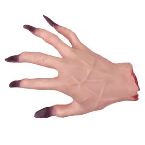 Vintage Large Rubber Witch Hand Halloween Decoration Horror Prop Spooky ...