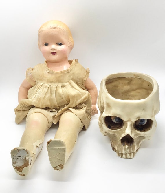 Toys & Games Distressed Vintage Effanbee Patsy-Ann Composition Doll ...