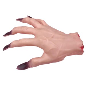 Vintage Large Rubber Witch Hand Halloween Decoration Horror Prop Spooky ...