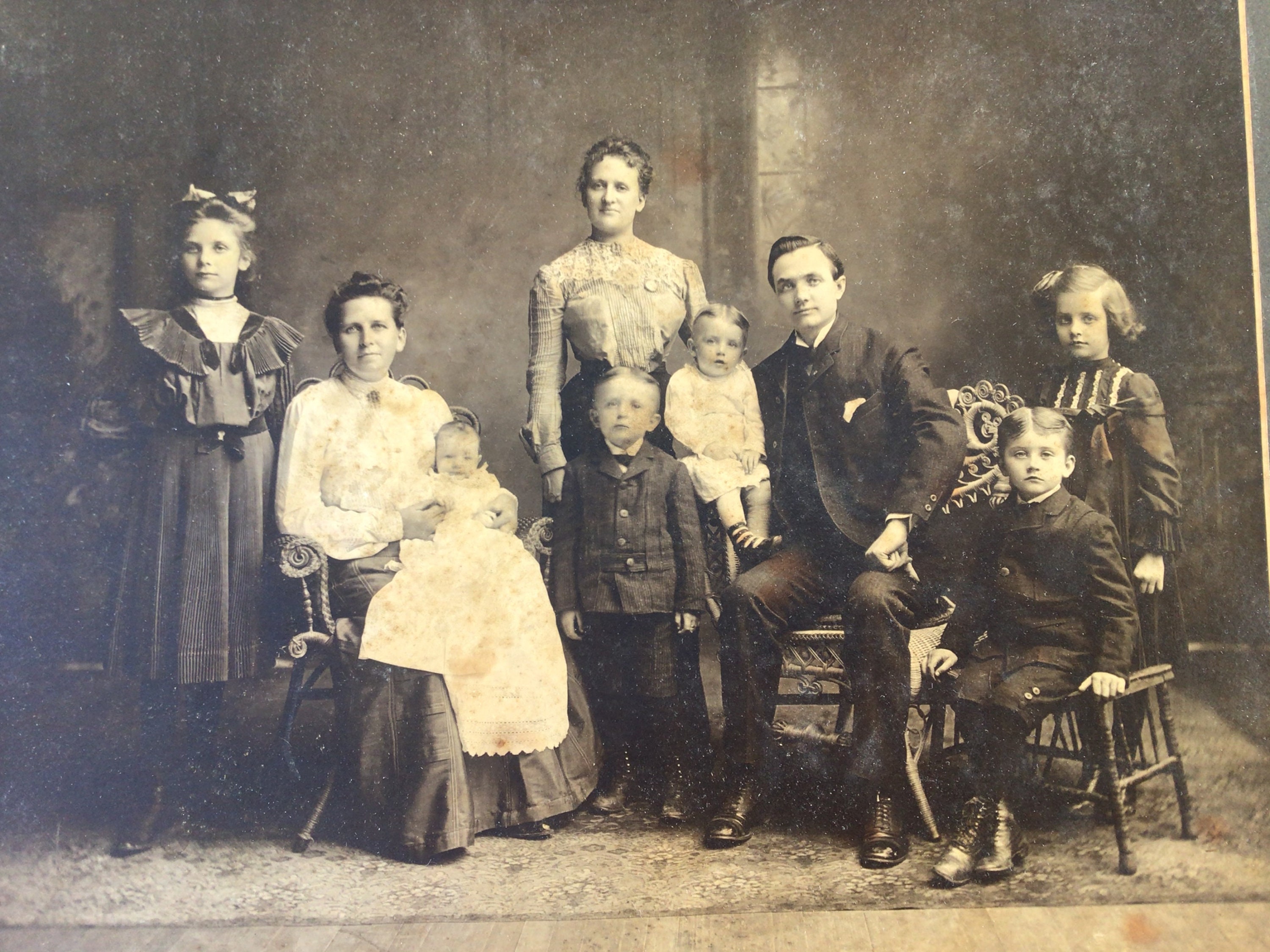 Antique Photograph Black and White Early 1900 Large Victorian - Etsy