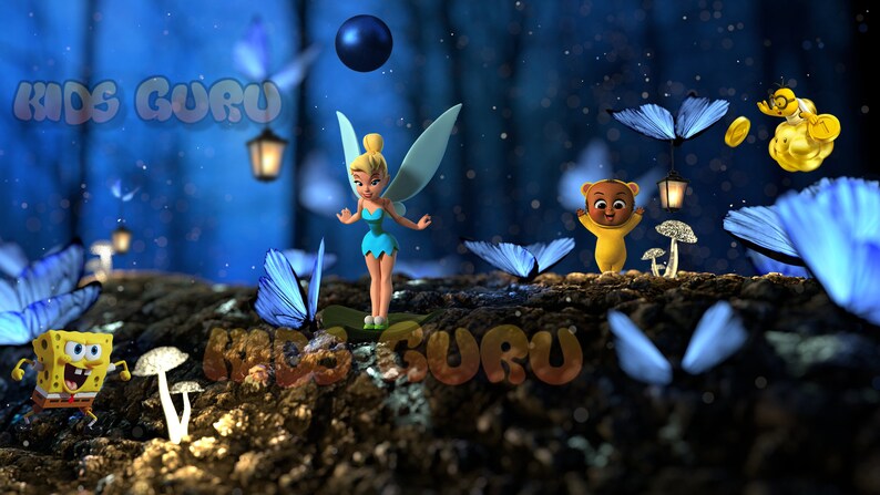 Cartoon Interactive Background, Nature Backdrop, Cartoon Backdrop ...