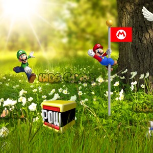 Super Mario Background, Nature Backdrop, Cartoon Backdrop, Heroes ...