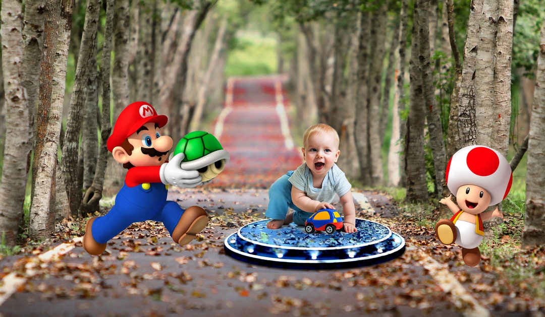 Super Mario Background, Park Alley Backdrop, Cartoon Backdrop, Heroes ...