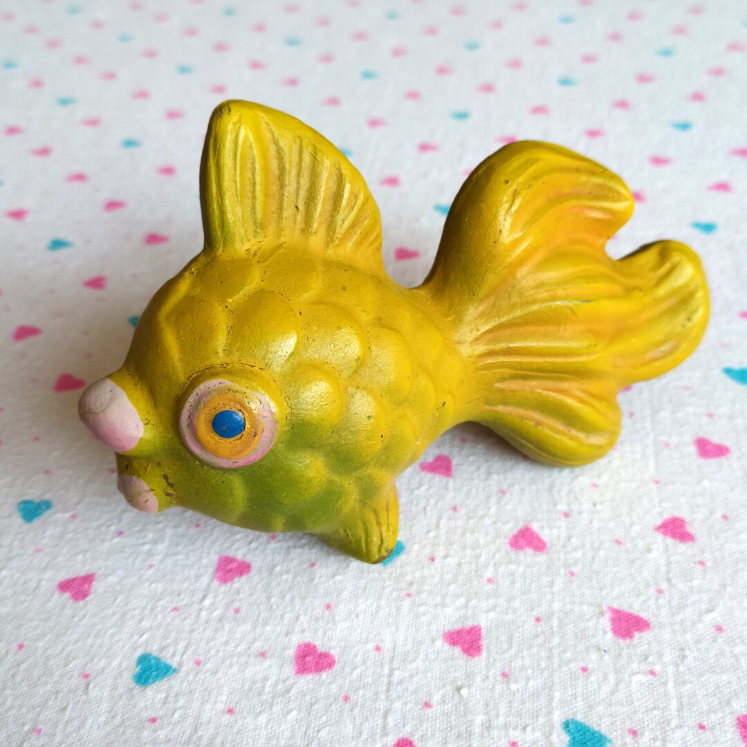 Goldfish Soviet Rubber Toy, Fish Rubber Toy, Soviet Rubber Toy ...