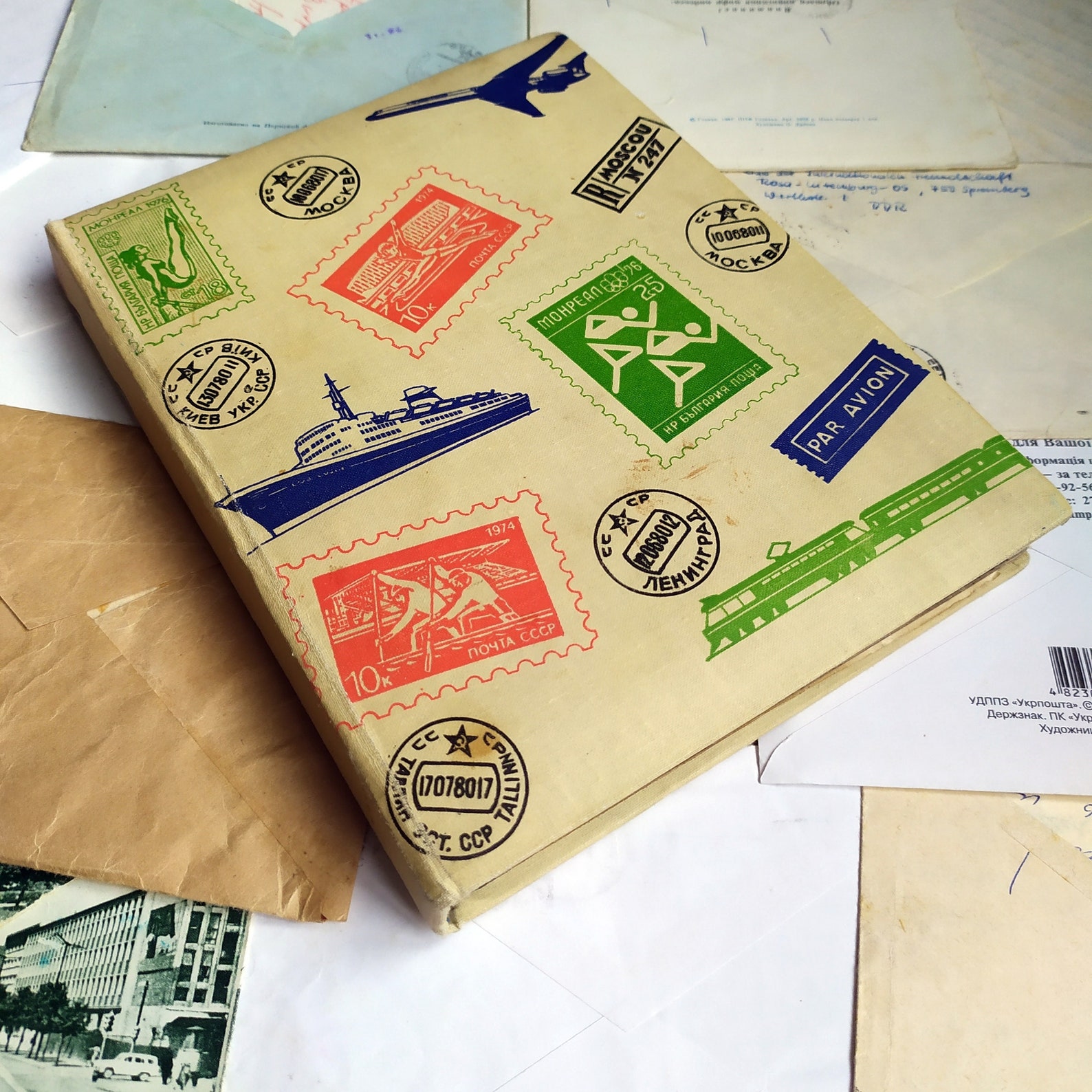 Soviet Postage Stamps Album 125 Pieces, Postage Stamps Collecting USSR ...