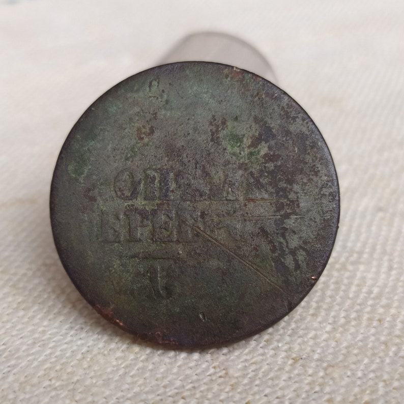 Russian Empire Copper Coin in Silver, Russian Copper Kopeck in Silver ...