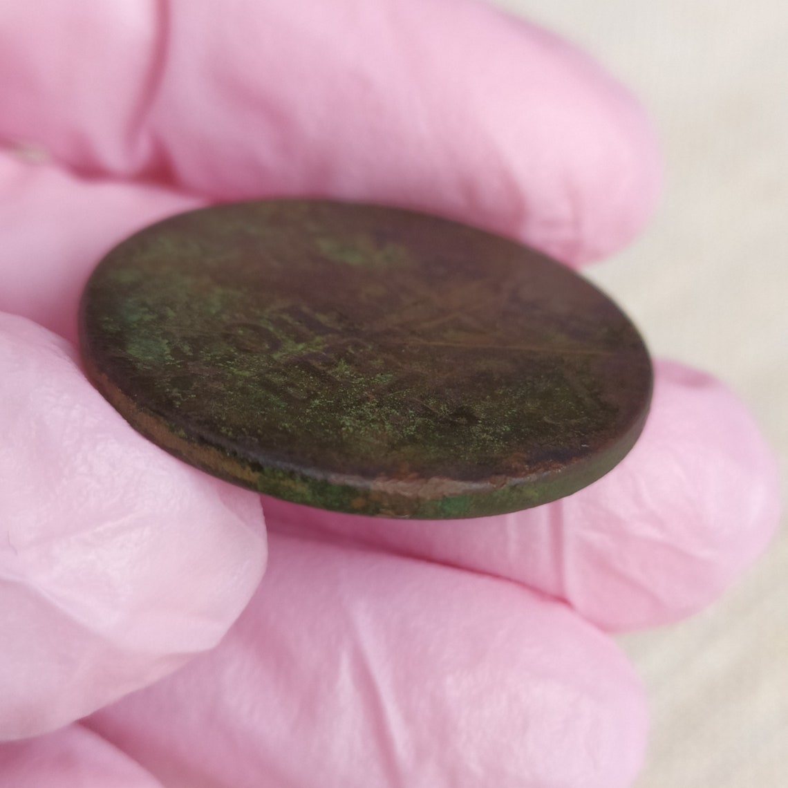 Russian Empire Copper Coin in Silver, Russian Copper Kopeck in Silver ...