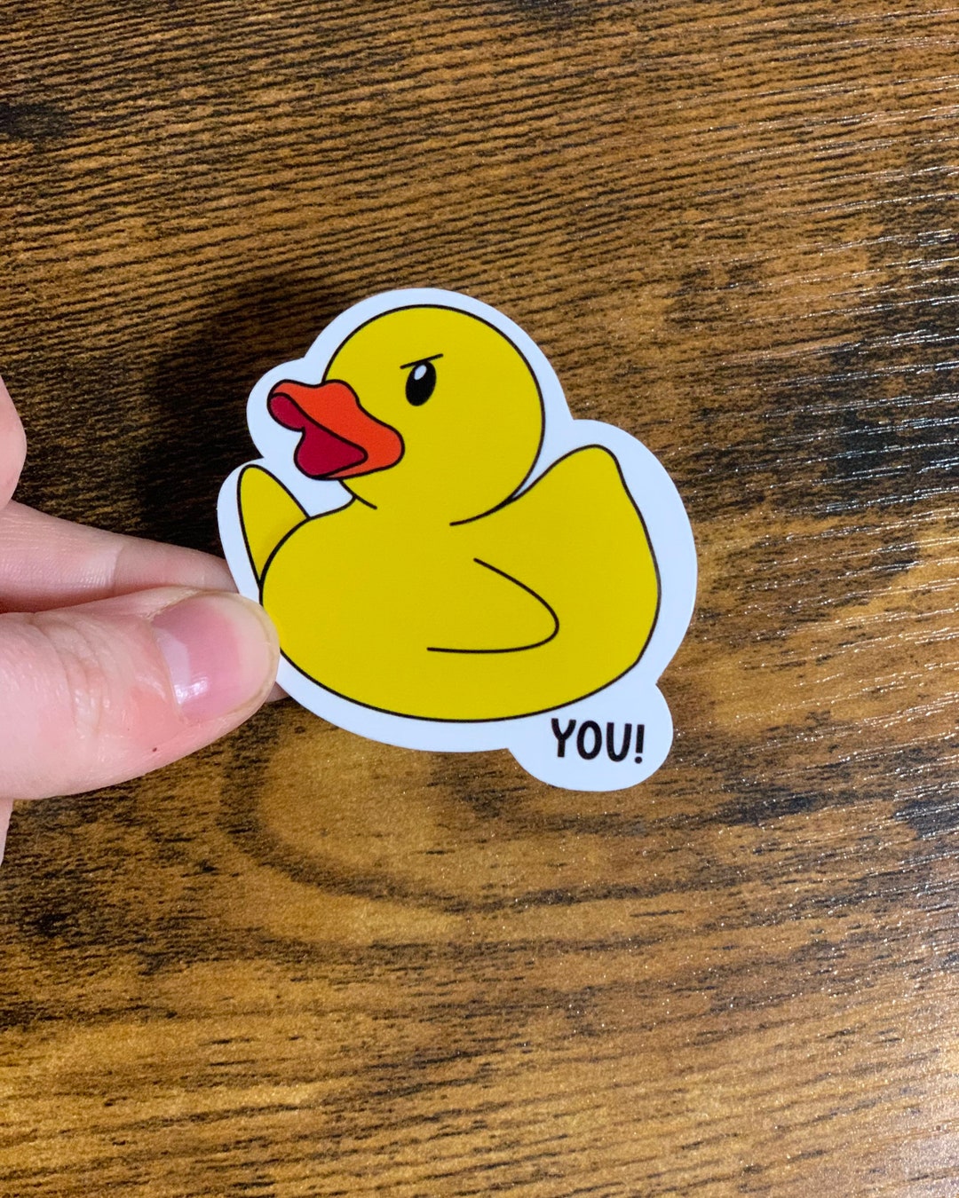 DUCK You Sticker - Etsy