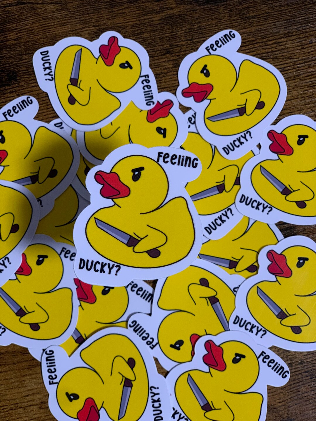 Feeling Duck-y Sticker - Etsy