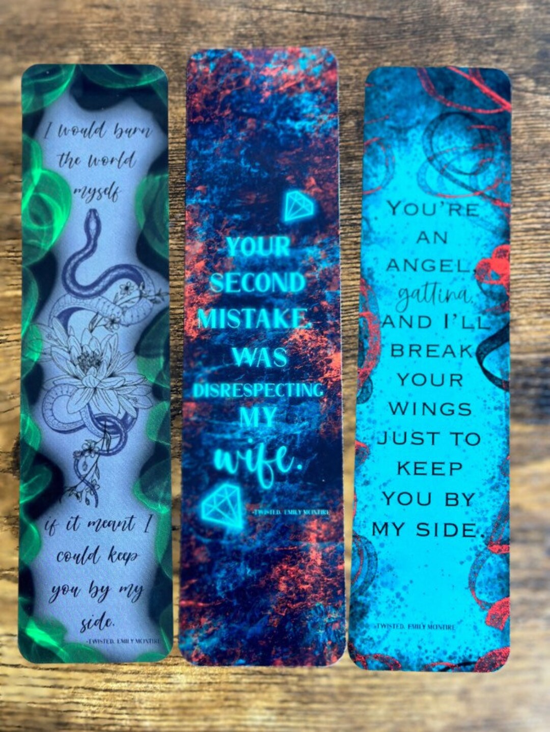 Twisted 8x2 Bookmarks - Etsy