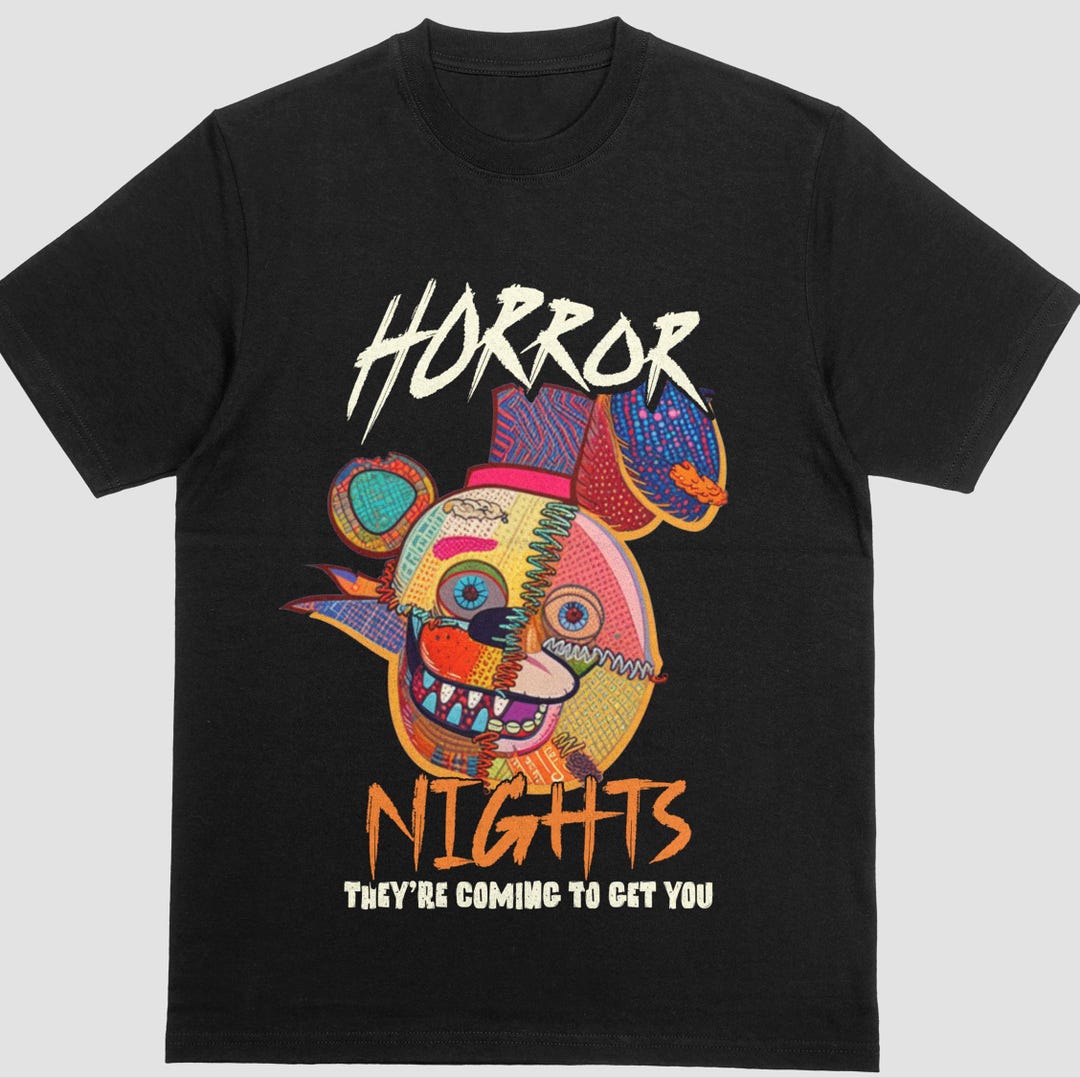 Creepy Animatronic Horror Nights T-shirt: Retro Halloween Tee - Etsy