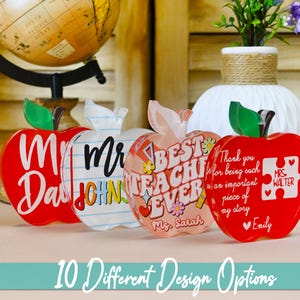 Teacher Appreciation Gifts, Personalized Teacher Gift Idea, Apple ...