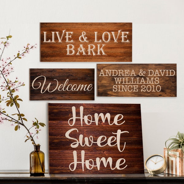 Custom Wood Signs - Etsy