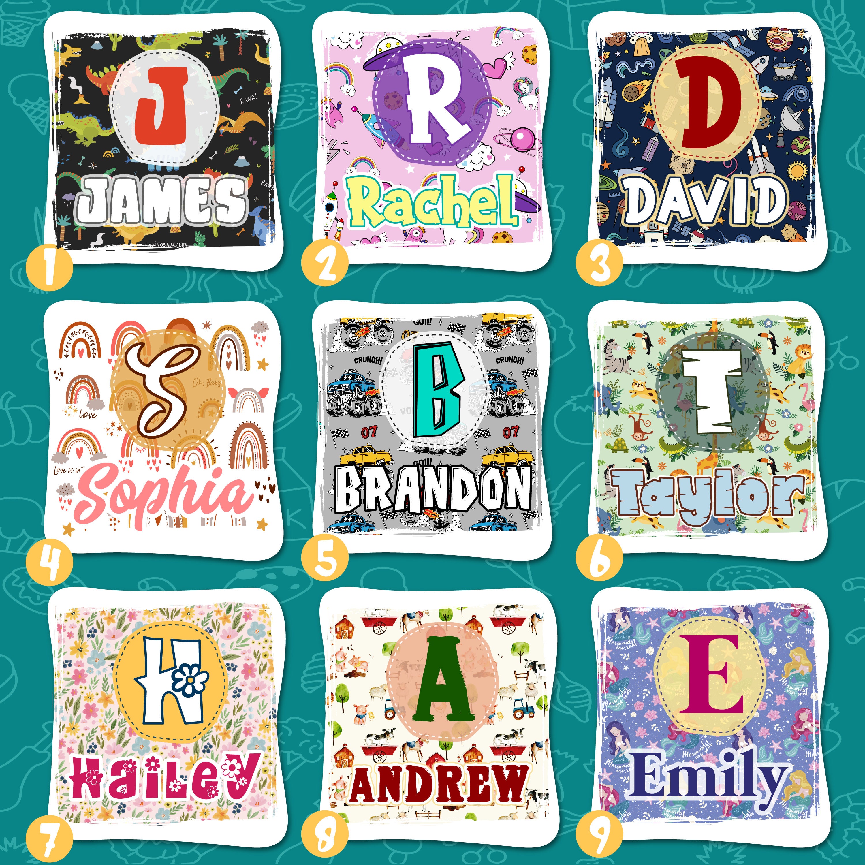 Personalized Kids Name Tote Bag Library Tote for Kids Children - Etsy
