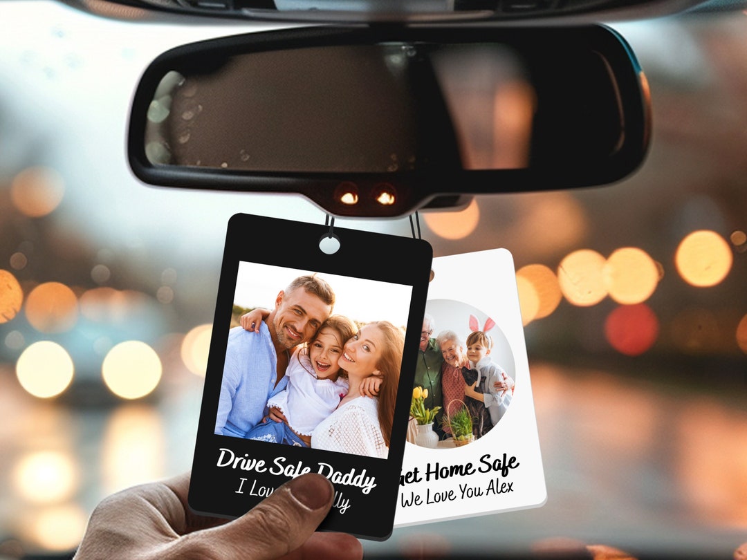 Personalized Photo Car Ornament, First Car Gift, Custom Photo Car ...