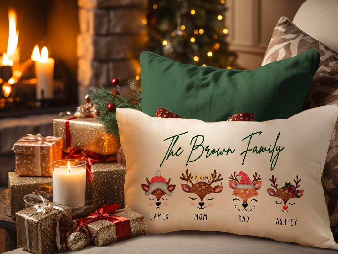 Personalized Christmas Pillow Cover for Christmas Home Decoration ...