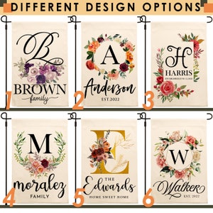 Personalized Garden Flag, Custom Garden Flag, Outdoor Yard Flags ...