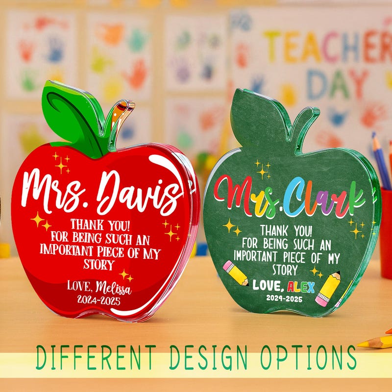Teacher Apple Sign - Etsy