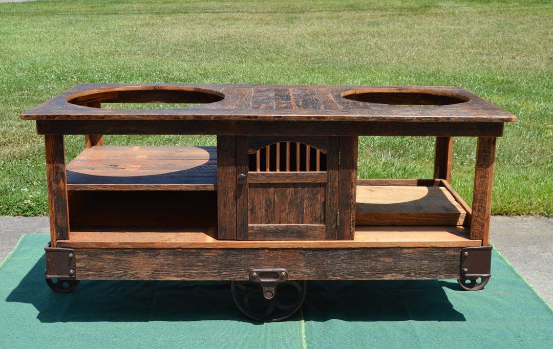 Custom Built Green Egg Grill Carts - Made to Fit Your Grills ...