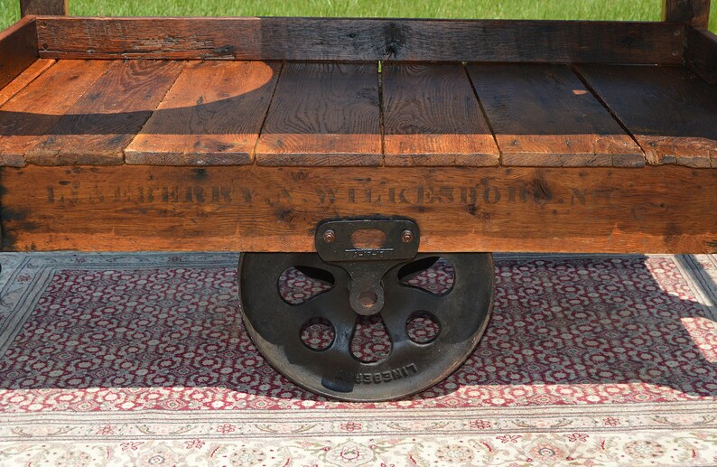 Big Green Egg Grill Table/stand pickup Only in NC Solid Oak Barn Wood ...