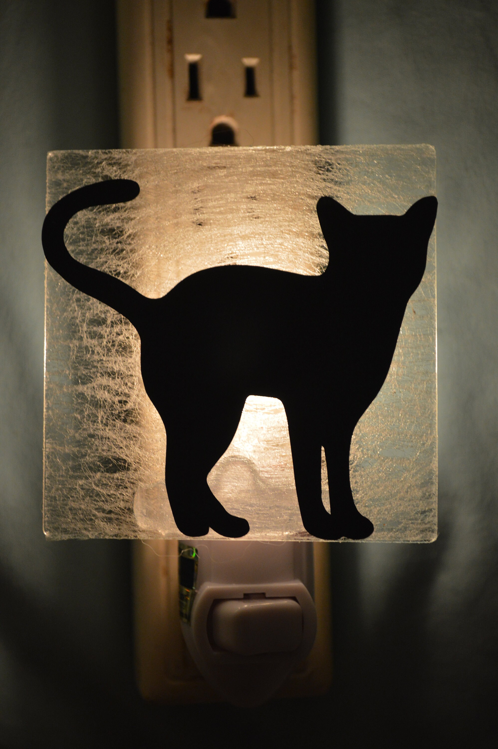 ETSY BEST SELLER NL83 Black Cat Kitten Feline Night Light - Etsy
