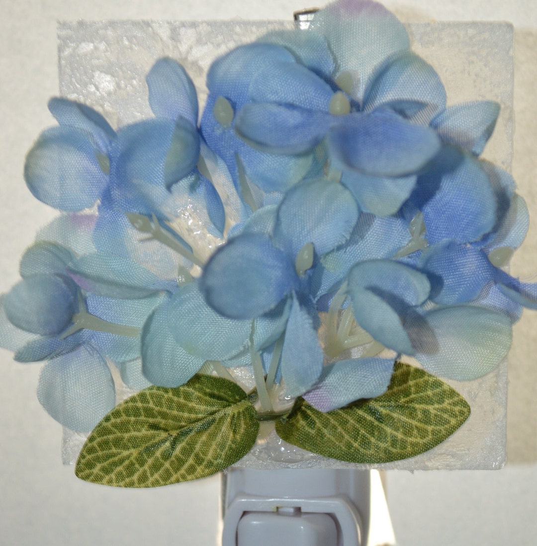 ETSY BEST SELLER NL124 3D Artificial Hydrangea Flower on Lucite Night ...