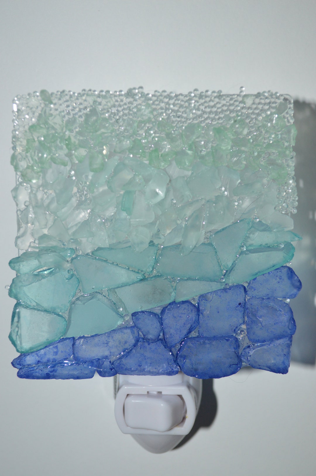 ETSY BEST SELLER NL116 Coastal Multi Blues Seaglass Sea Glass Beach ...