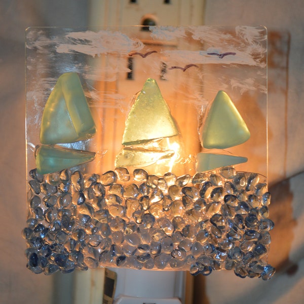 Sea Glass Light Fixtures - Etsy