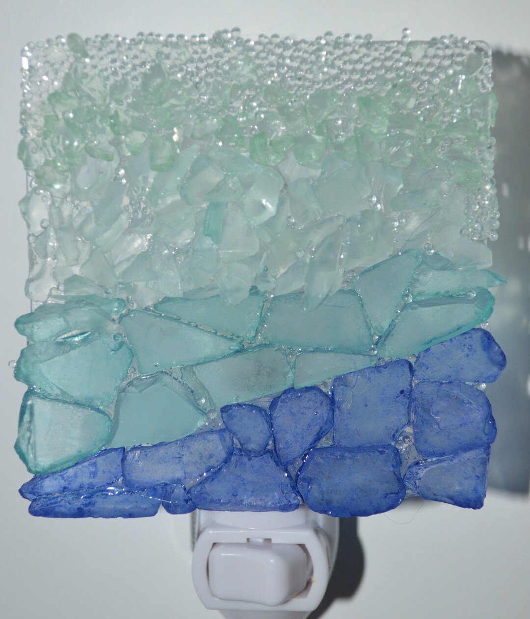 ETSY BEST SELLER NL116 Coastal Multi Blues Seaglass Sea Glass Beach ...