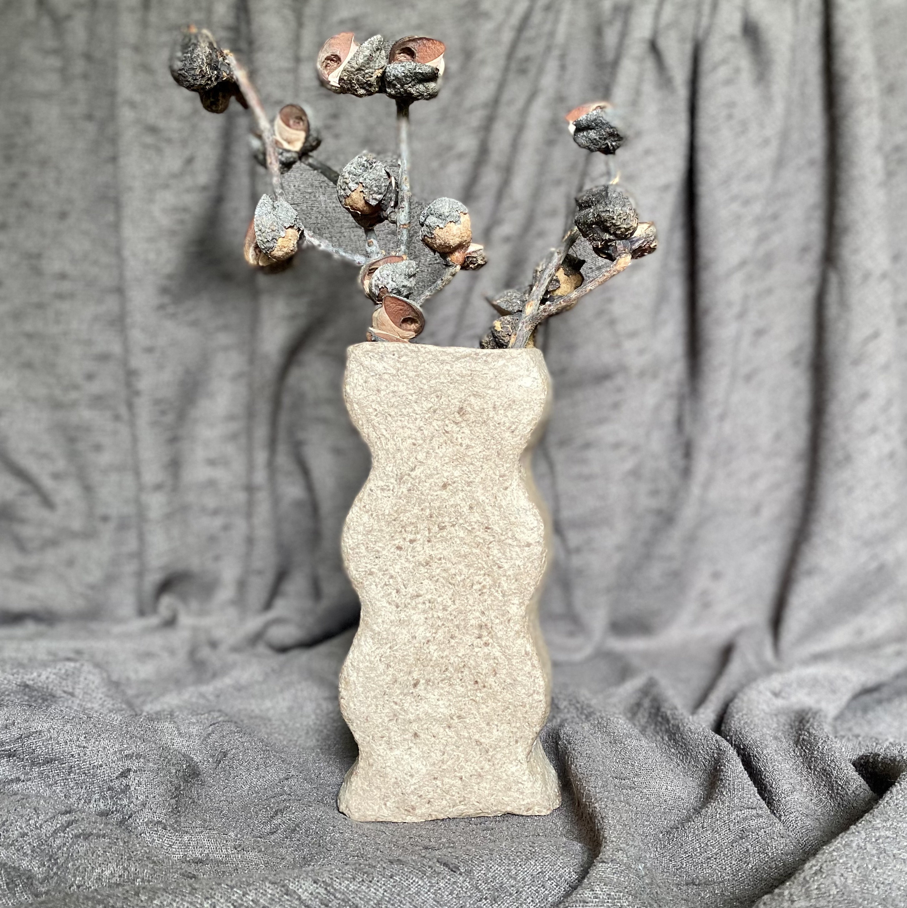 Stone Wave Paper Pulp Paper Mache Vase - Etsy