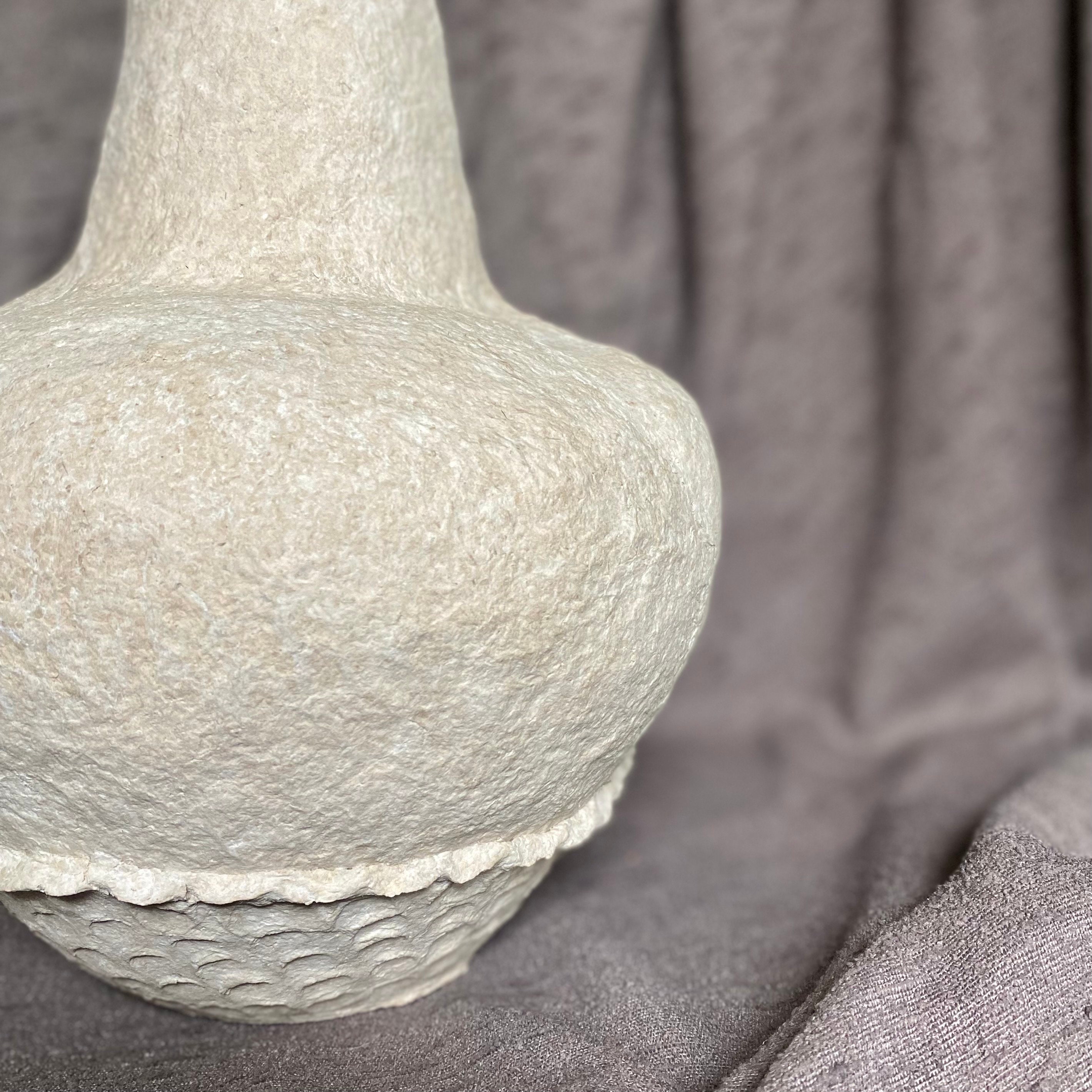 Stone Relic Paper Pulp Paper Mache Vase - Etsy