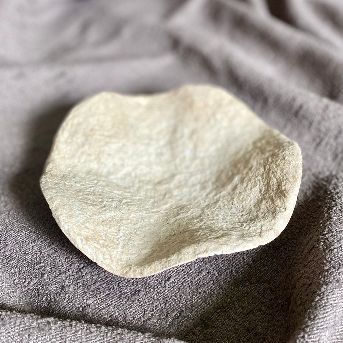 Stone Wave Paper Pulp Paper Mache Dish or Catch-all - Etsy