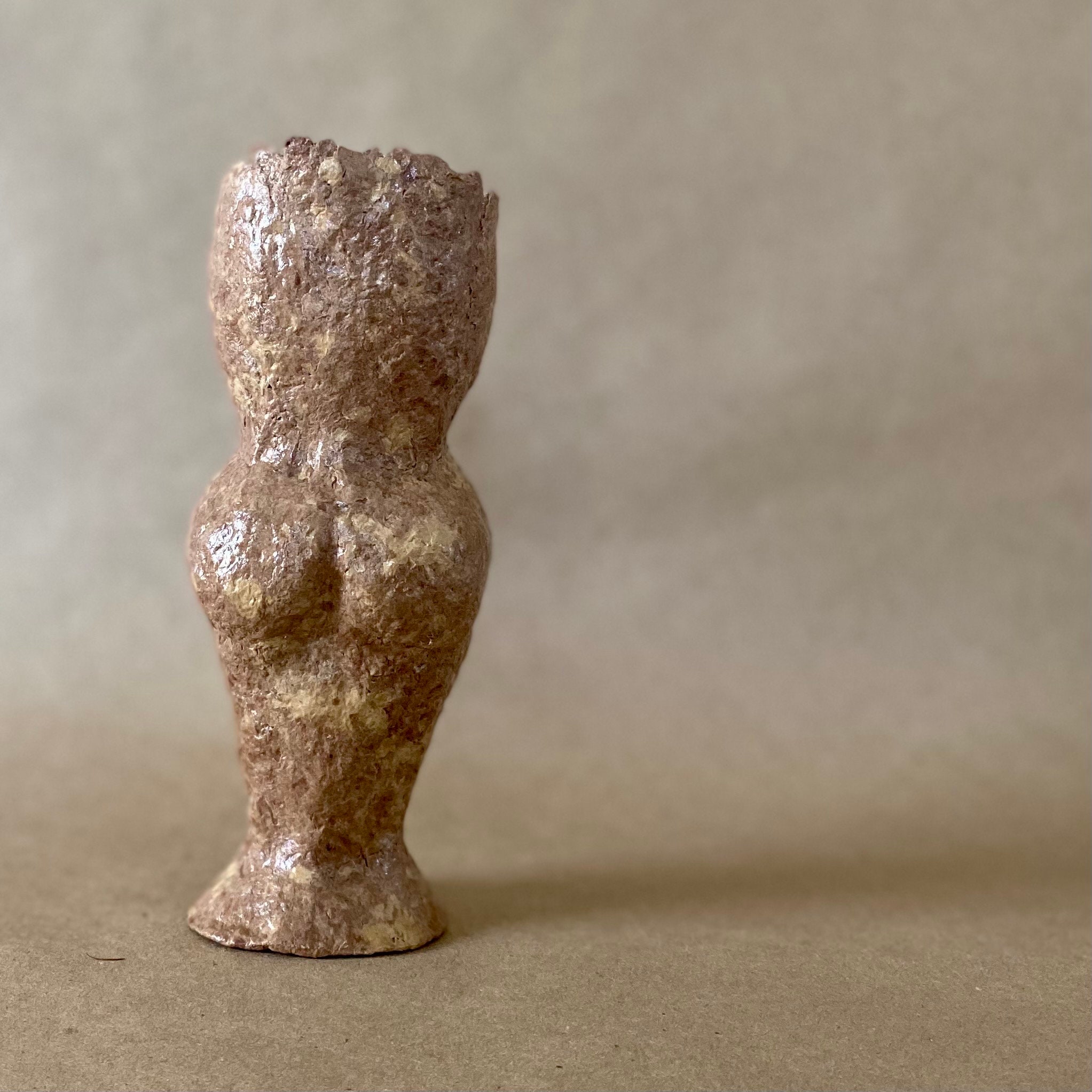 The Artifact Paper Pulp Paper Mache Gila Vase - Etsy