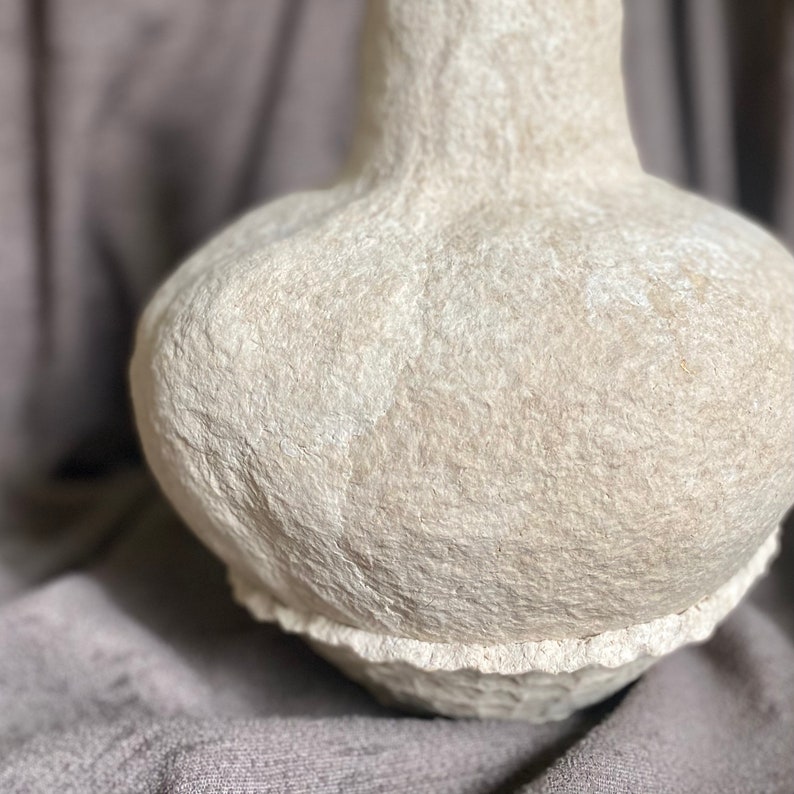 Stone Relic Paper Pulp Paper Mache Vase - Etsy