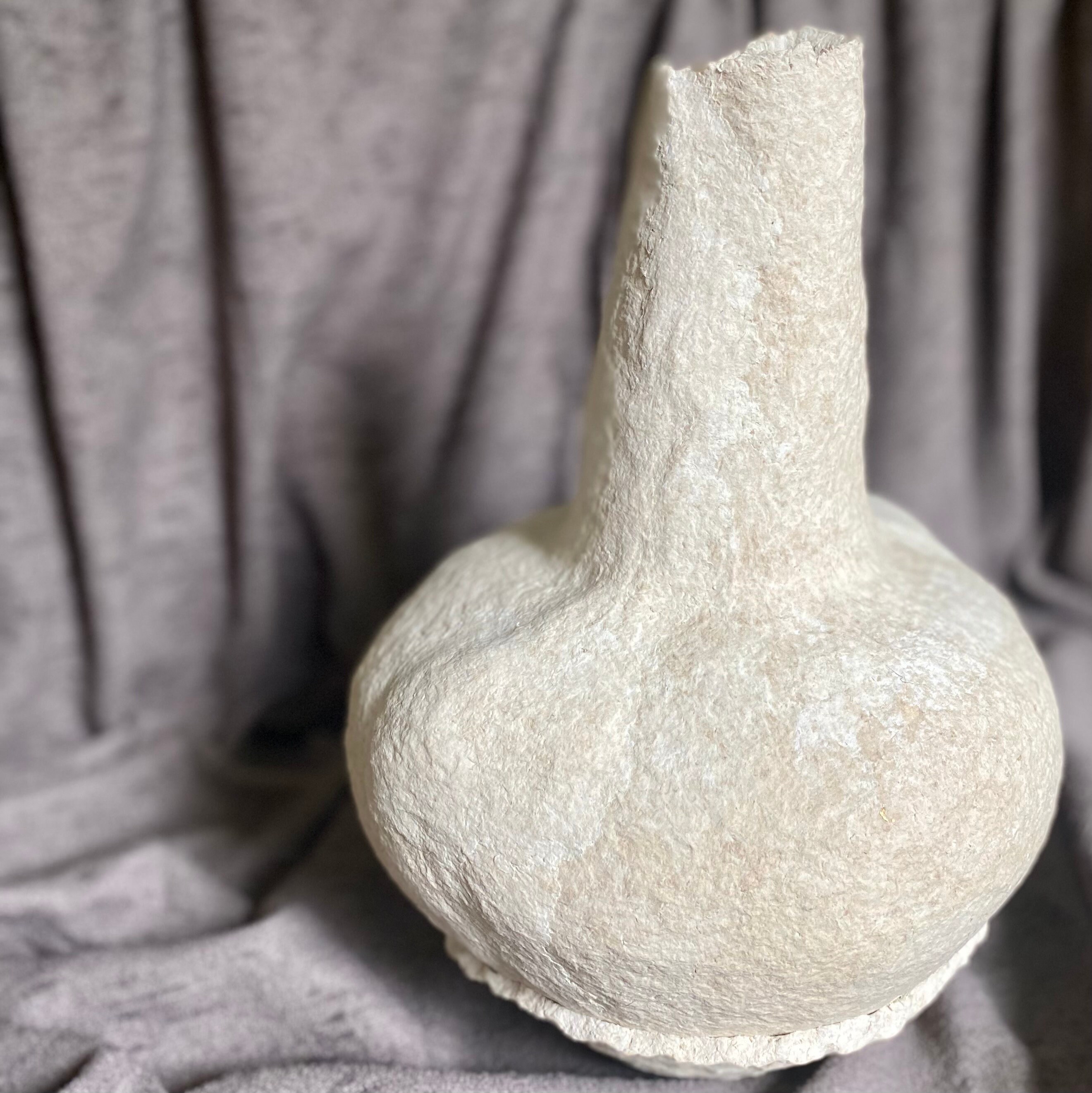 Stone Relic Paper Pulp Paper Mache Vase - Etsy