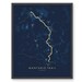 Mantario Trail Map Mantario Hiking Trail Map Whiteshell - Etsy Canada