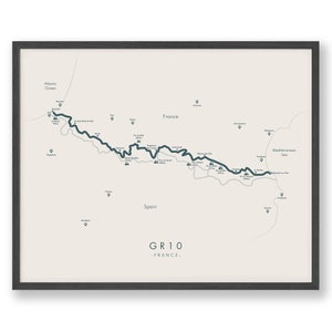 GR10 Map | GR10 Trail Map | GR10 Pyrenees Trail | Pyrenees Hiking ...