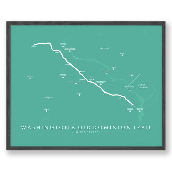 Old Trails Map - Etsy