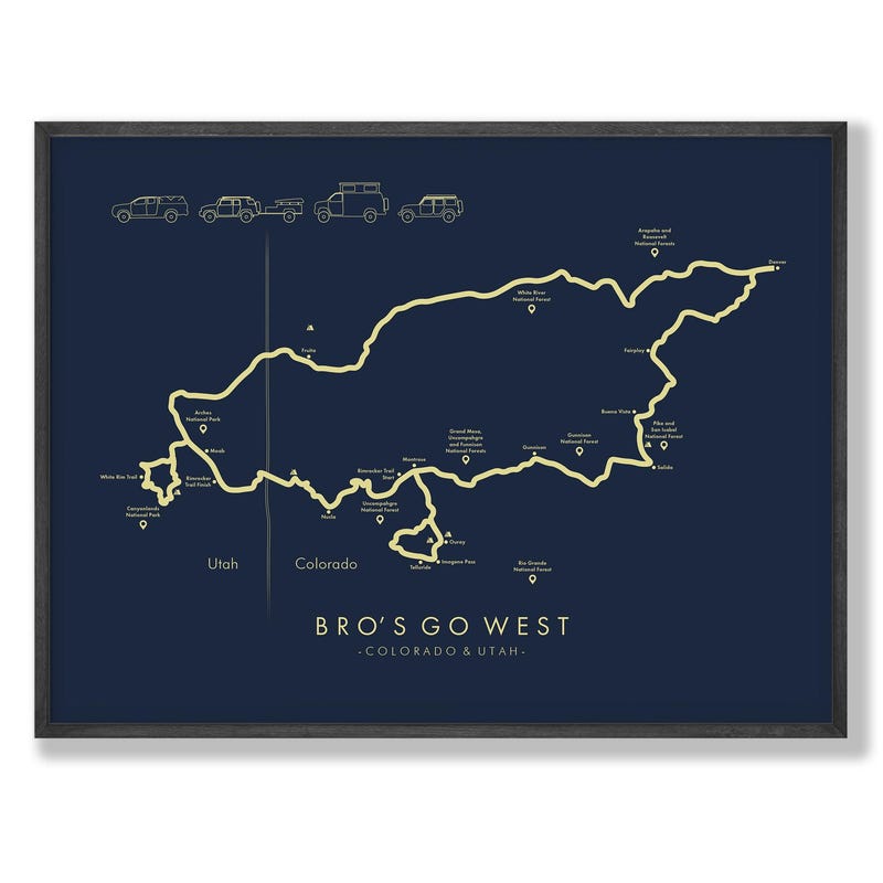 Trip Map Drawing Custom - Etsy