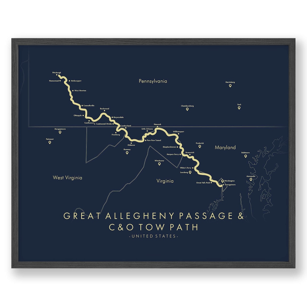 Great Allegheny Passage (GAP) and Chesapeake and Ohio (C&O) Canal ...