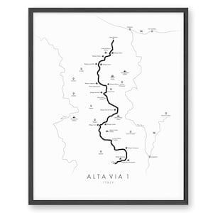 Alta via 1 Trail Map | Alta via 1 Trail Map | Dolomite High Route 1 ...