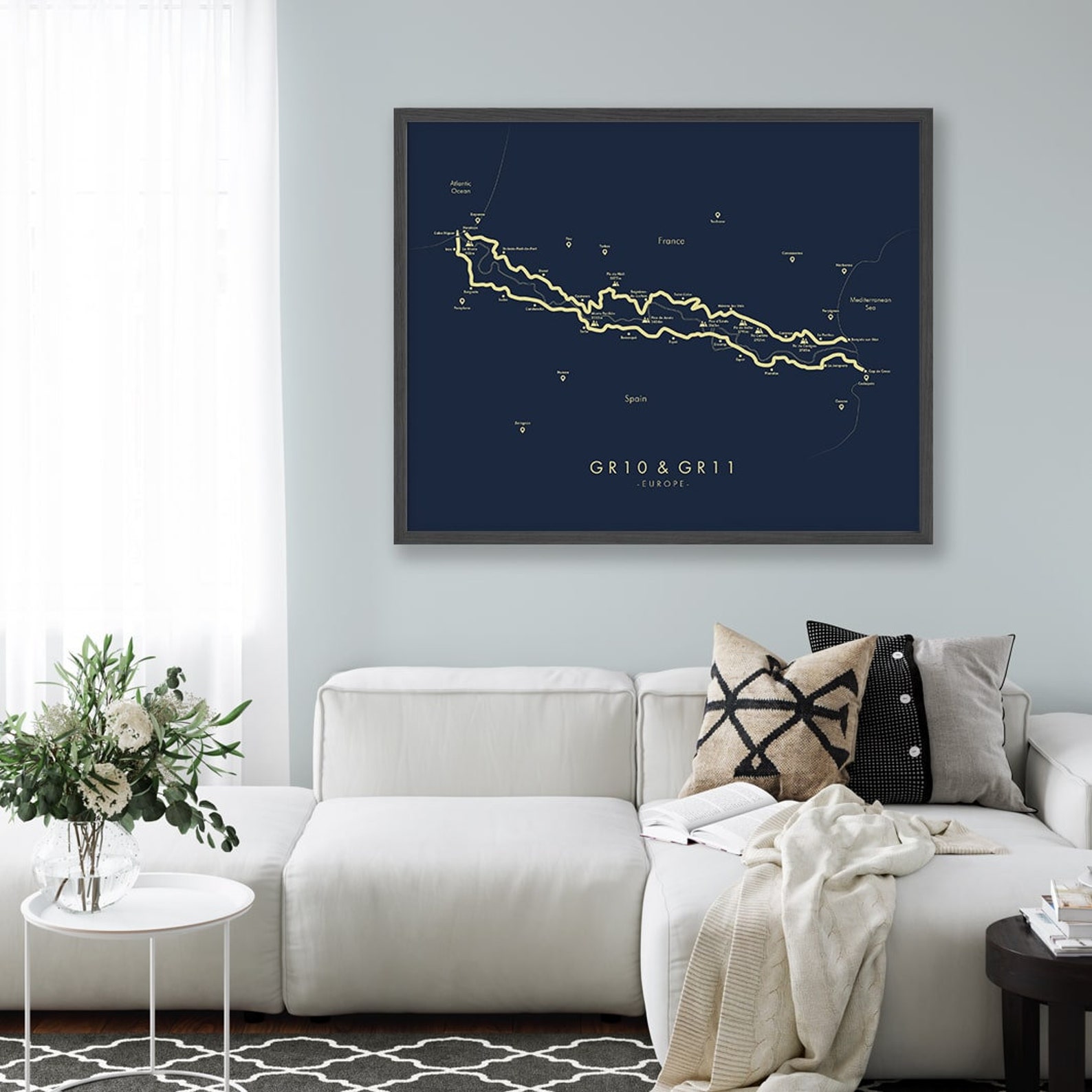 GR10 and GR11 Map GR10 and GR 11 Trail Map GR10 and GR 11 | Etsy