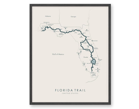 Map Of The Florida Trail Florida National Scenic Trail: Another
