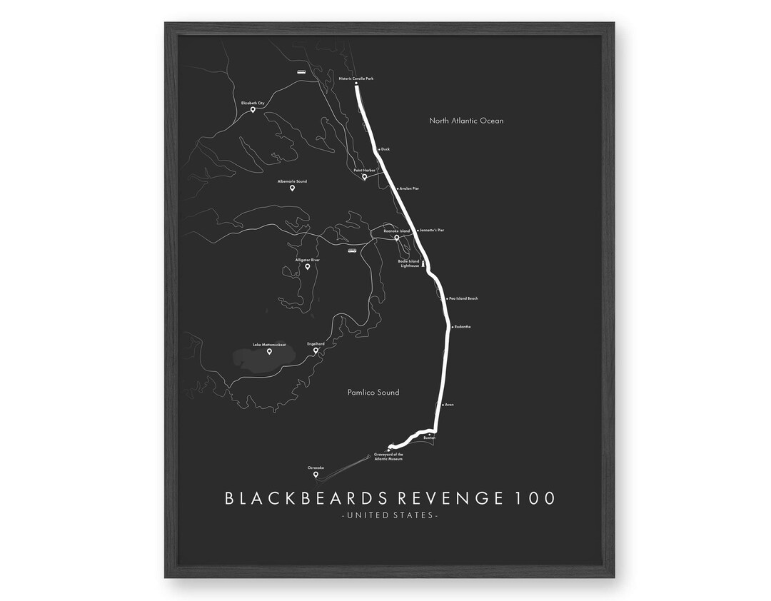 Blackbeard's Revenge Trail Map | Blackbeard's Revenge 100 Ultra ...
