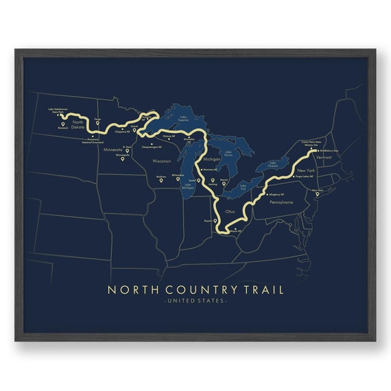 Relive your Adventures North Country National Scenic Hiking Trail Map ...