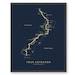 Bruce Trail Map Bruce Trail Poster Hiking Canada Poster Relive Your ...