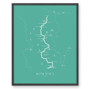 Alta via 1 Trail Map | Alta via 1 Trail Map | Dolomite High Route 1 ...
