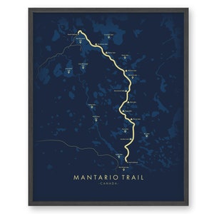 Mantario Trail Map | Mantario Hiking Trail Map | Whiteshell Provincial ...